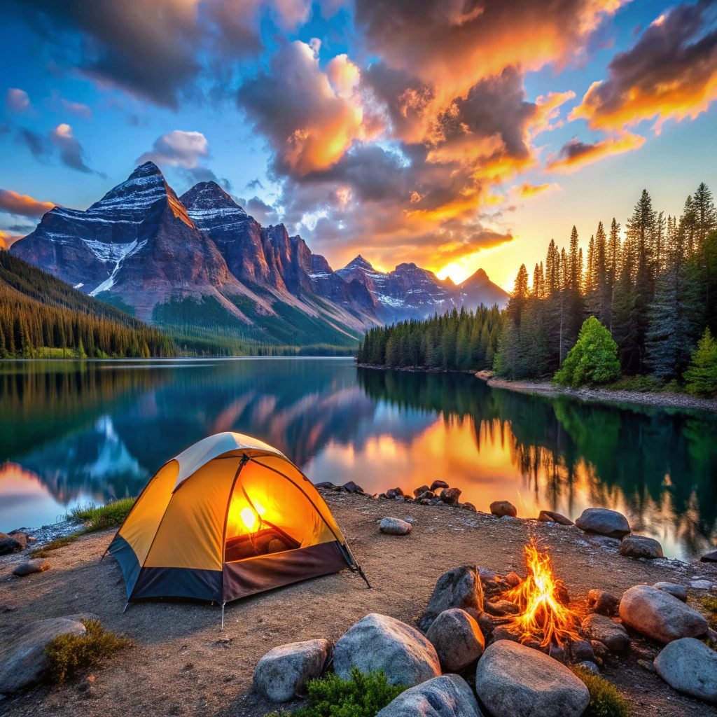 Best Camping in Alberta - Overnight with Beach